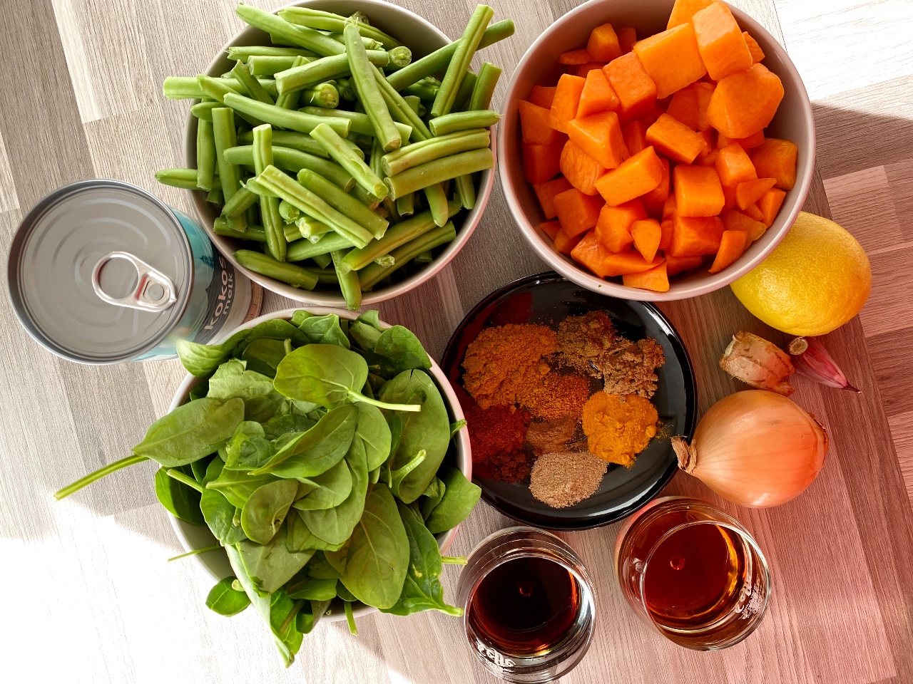 Curry met veel groenten - a Vegan Voyage